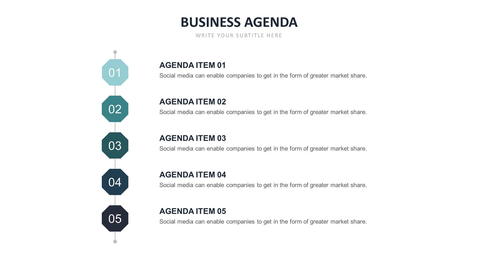 Agenda Infographic Templates Biz Infograph
