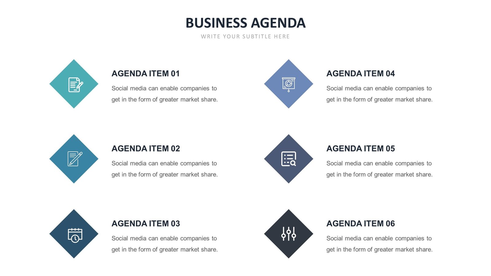 Agenda Infographic Templates | Biz Infograph