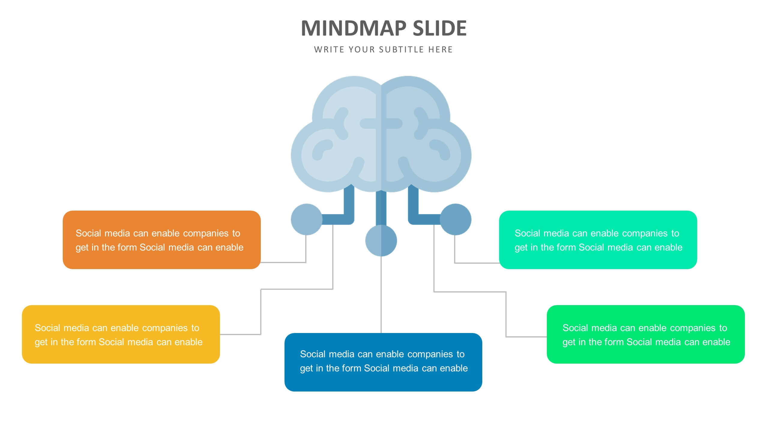 Mindmap Slide Templates | Biz Infograph
