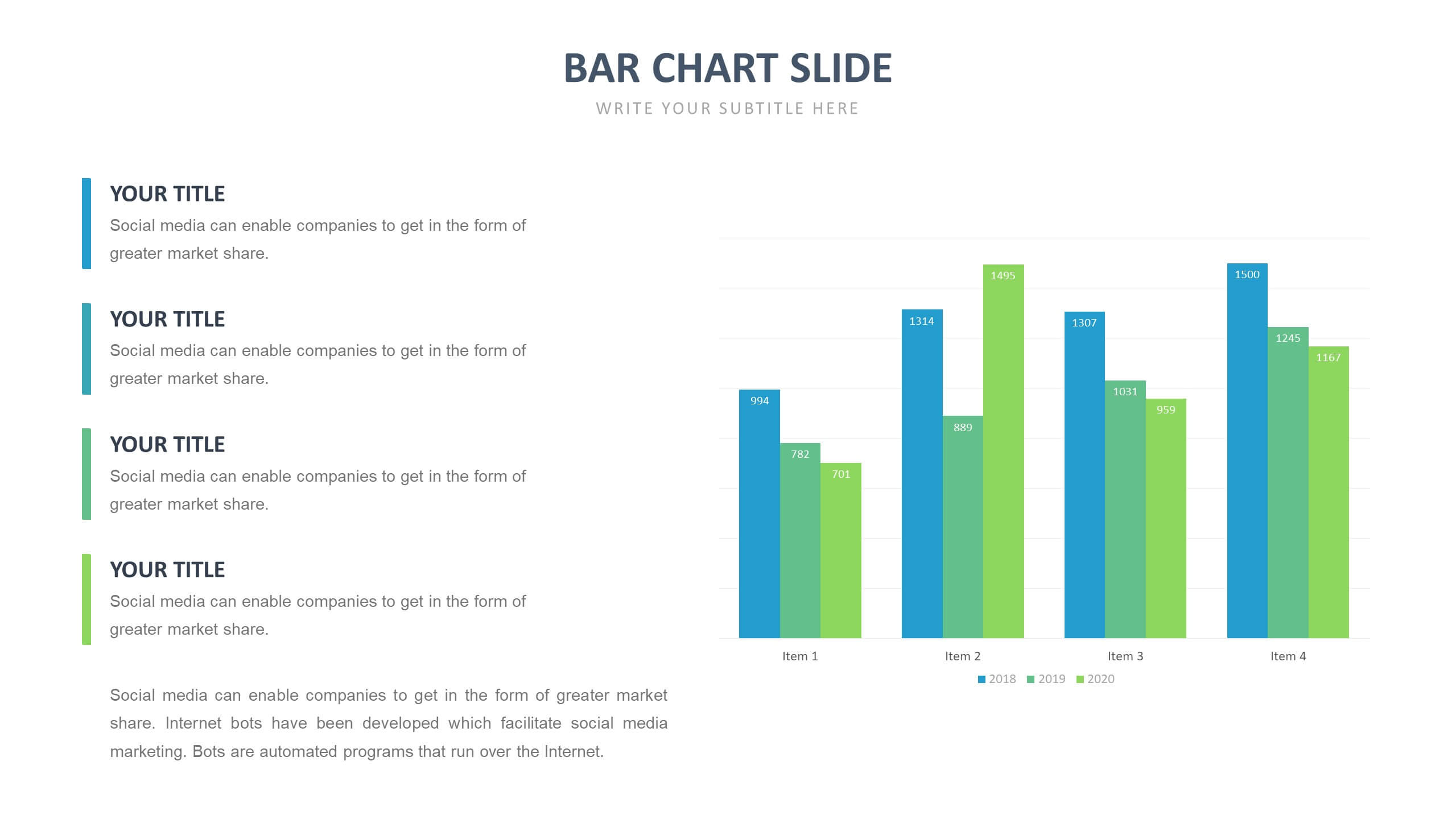 Chart slide templates | Biz Infograph