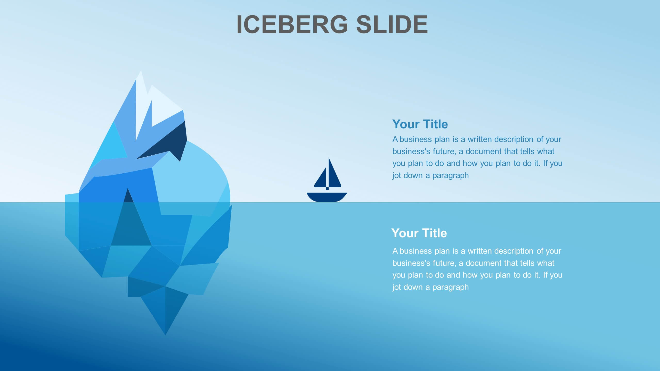 Iceberg Slides Templates | Biz Infograph Iceberg Slides Templates | Biz Infograph