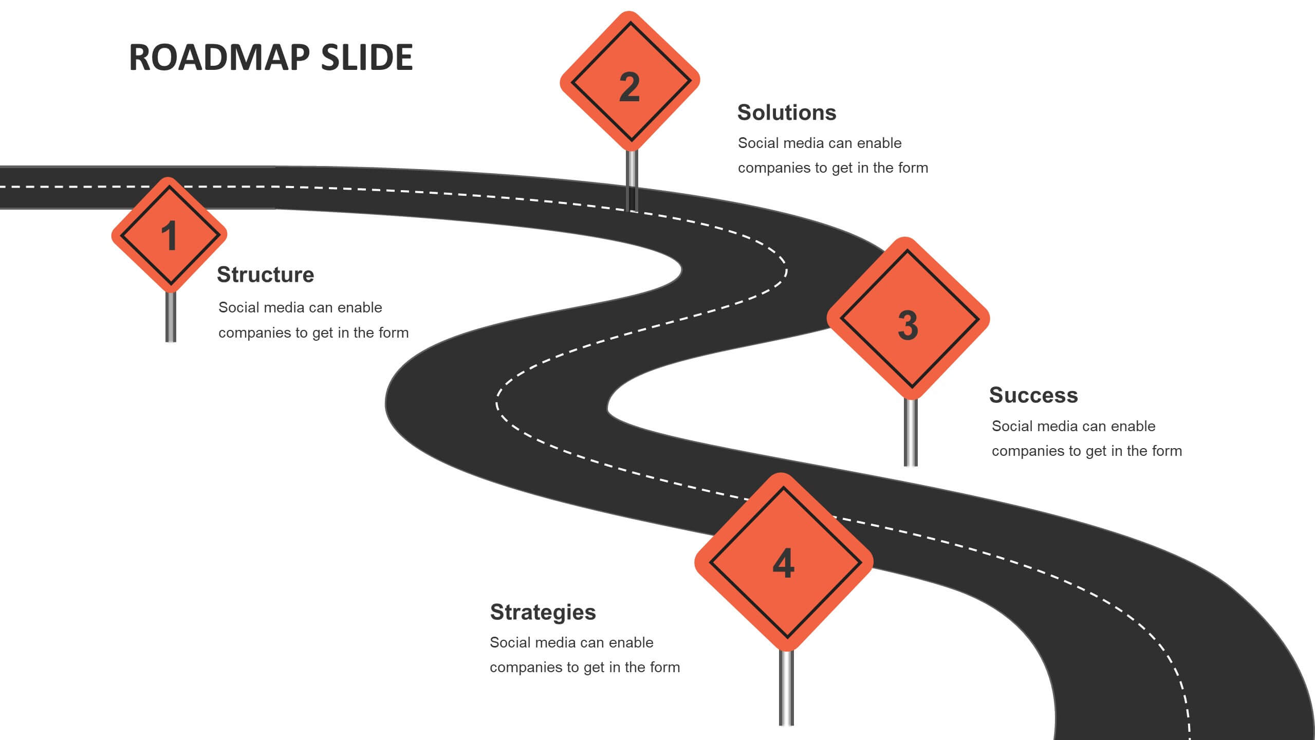 Roadmap Slide Templates Biz Infograph
