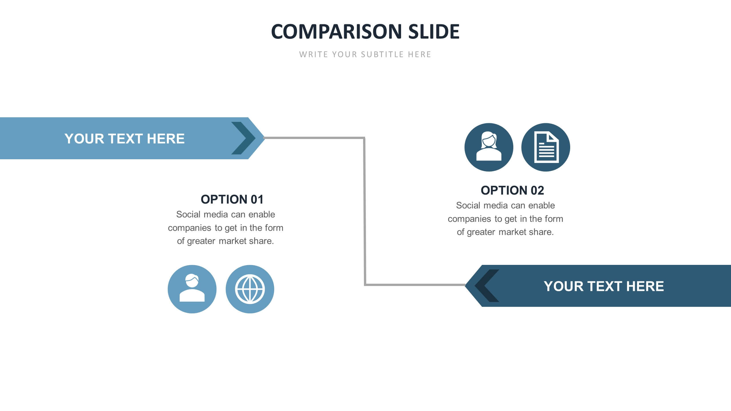 Comparison slide templates | Biz Infograph