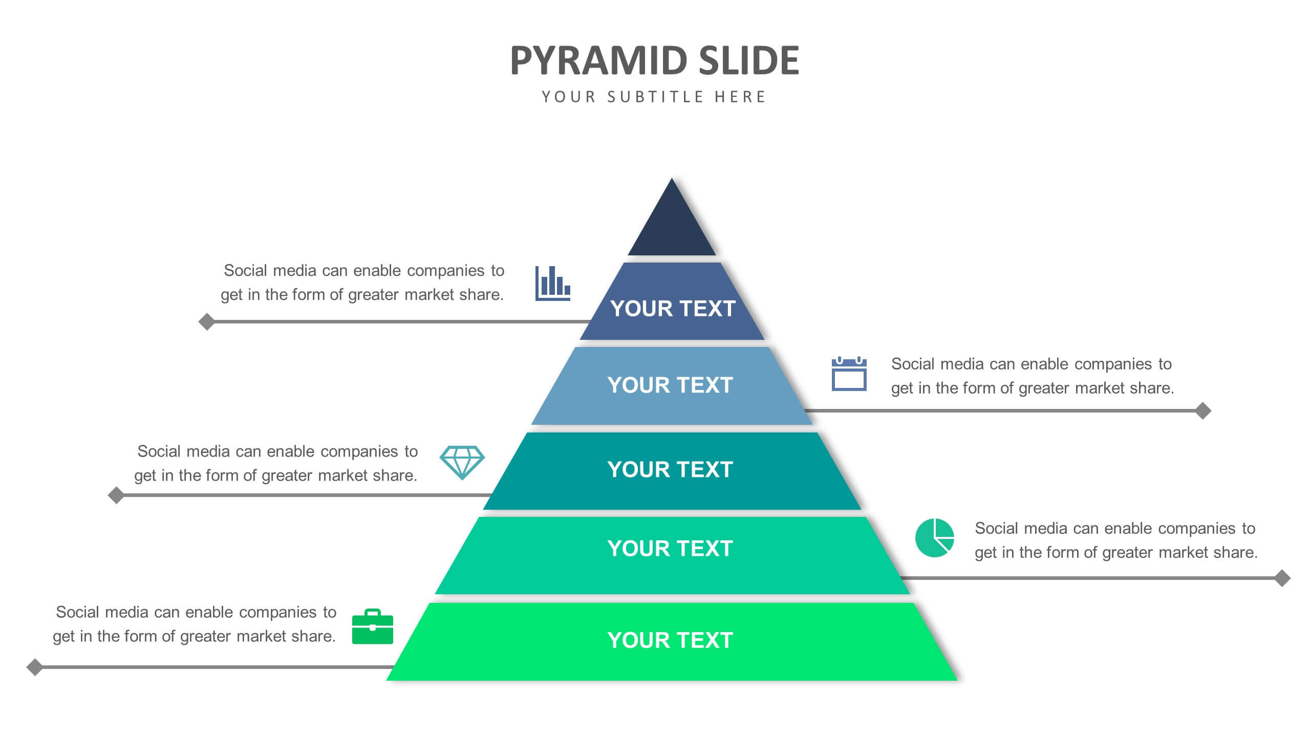 Pyramid Slide Templates | Biz Infograph