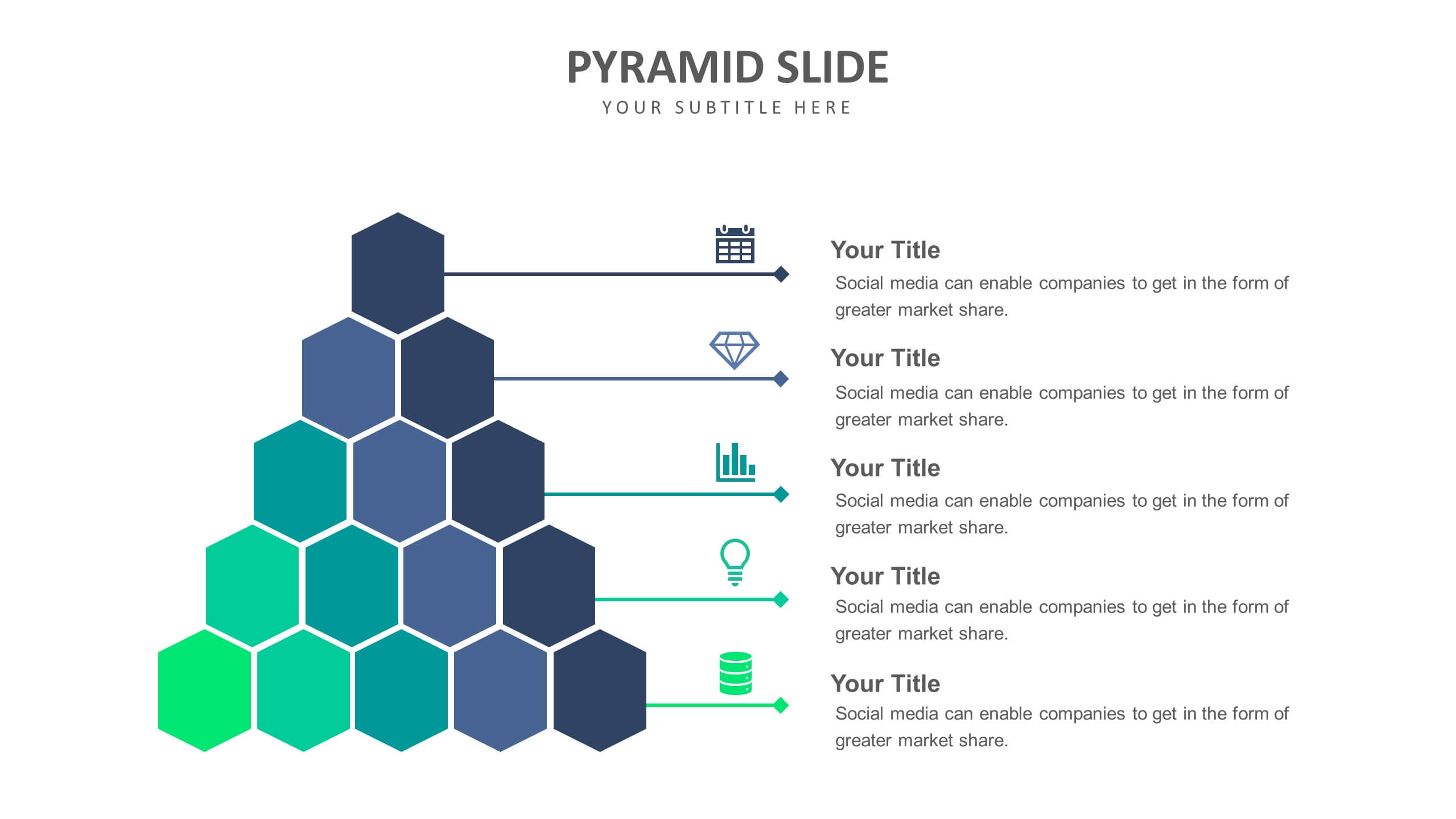 Pyramid Slide Templates | Biz Infograph