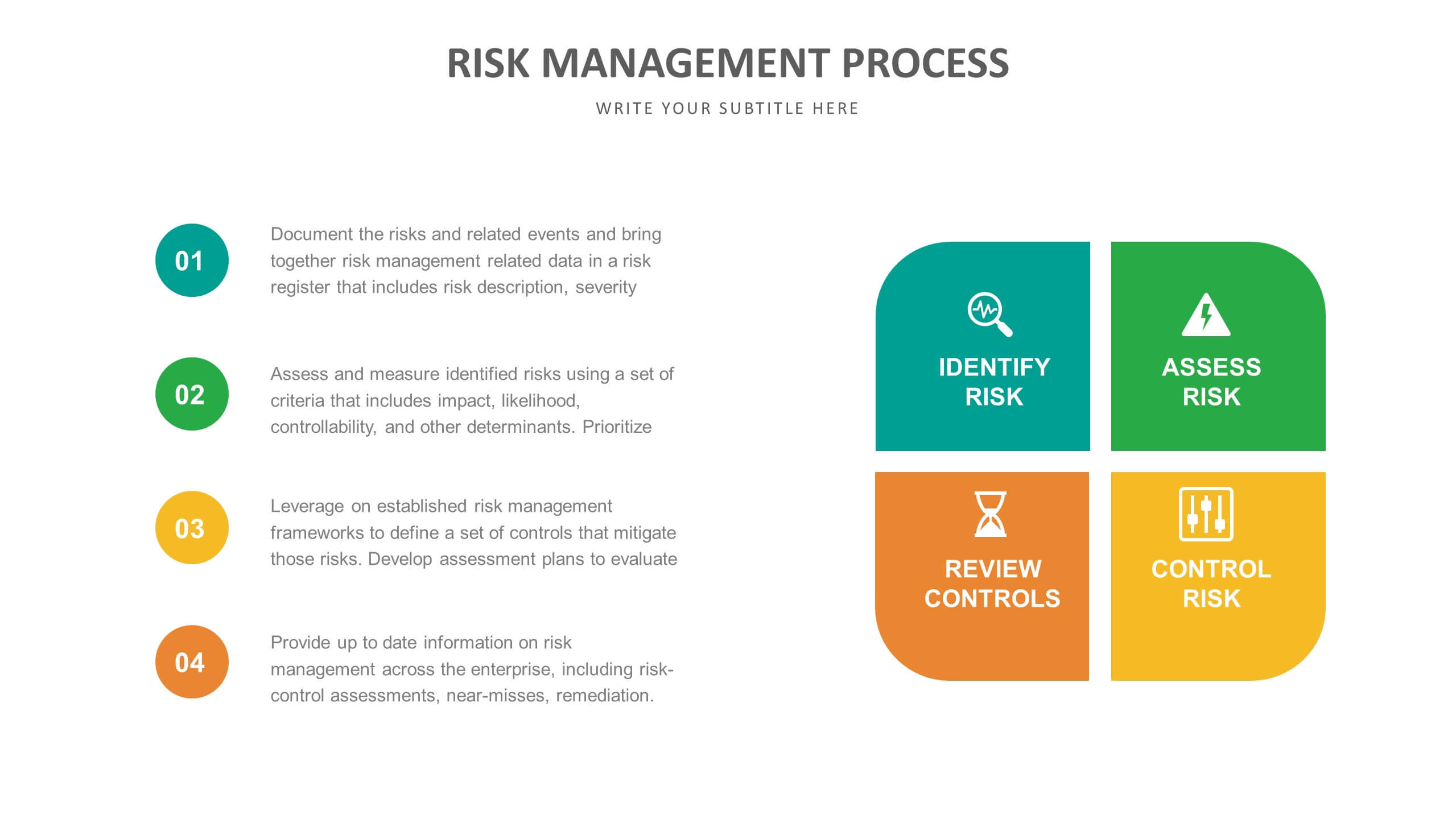 Risk Management Slide Templates Biz Infograph