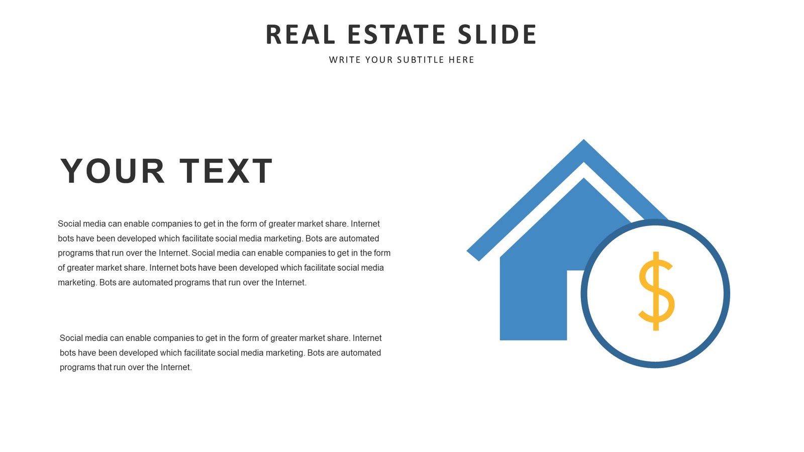 Real Estate Slide Templates | Biz Infograph