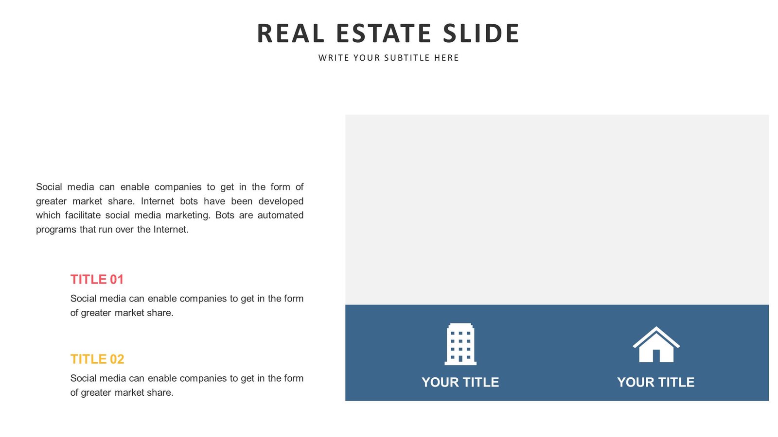 Real Estate Slide Templates | Biz Infograph