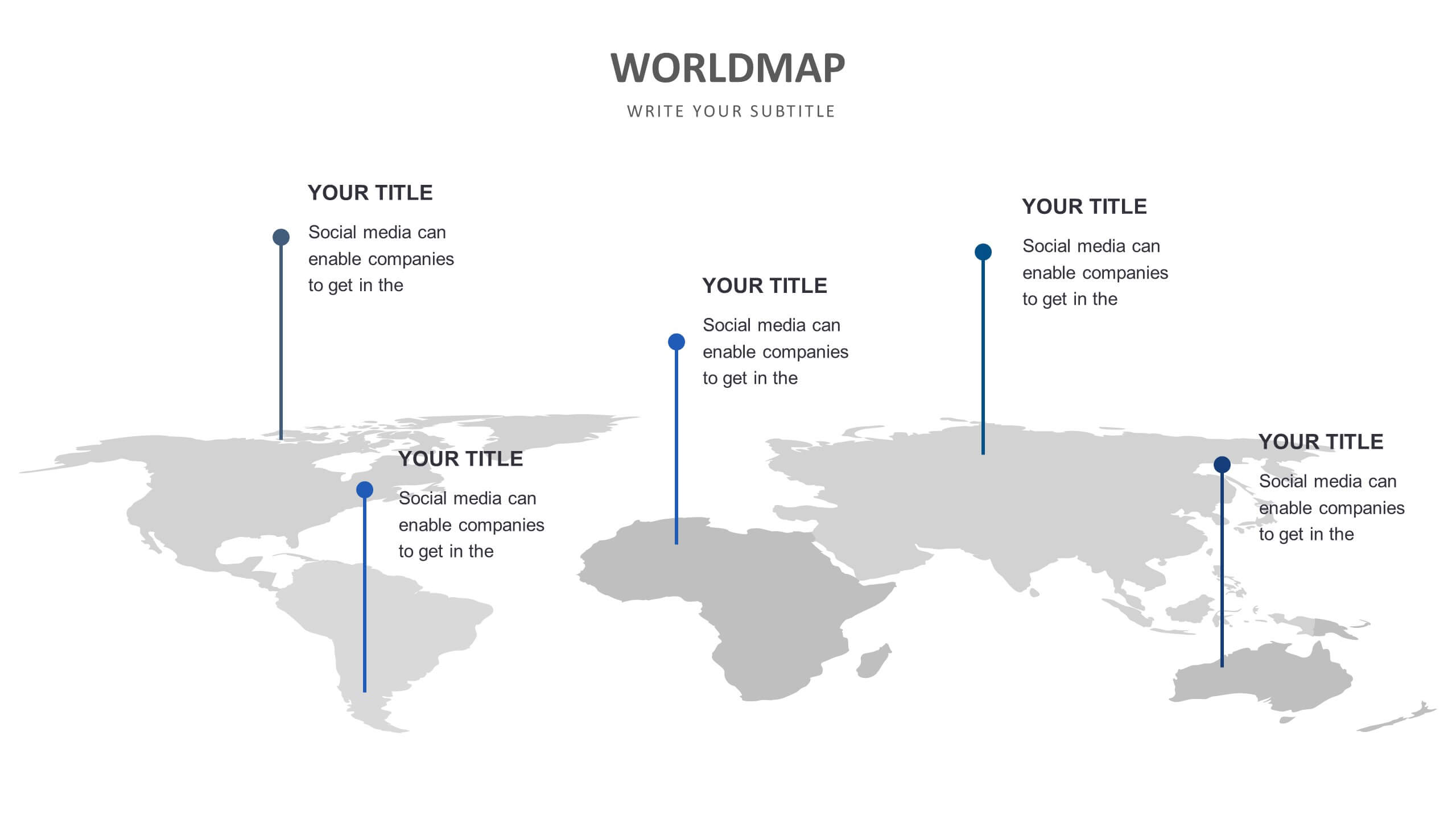 World Map Slide Templates | Biz Infograph