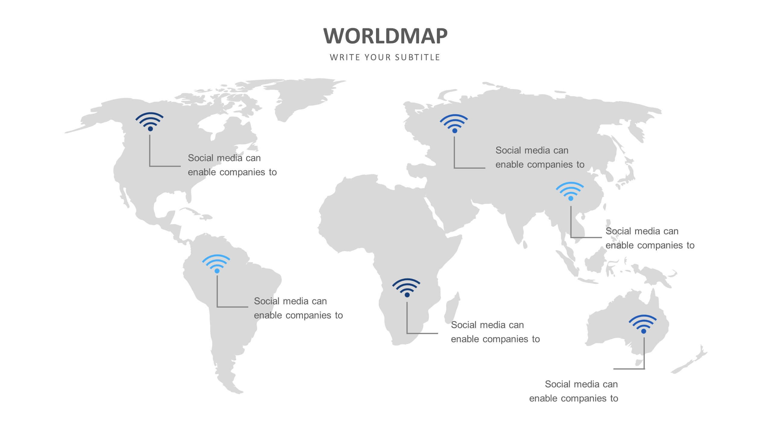 World Map Slide Templates | Biz Infograph