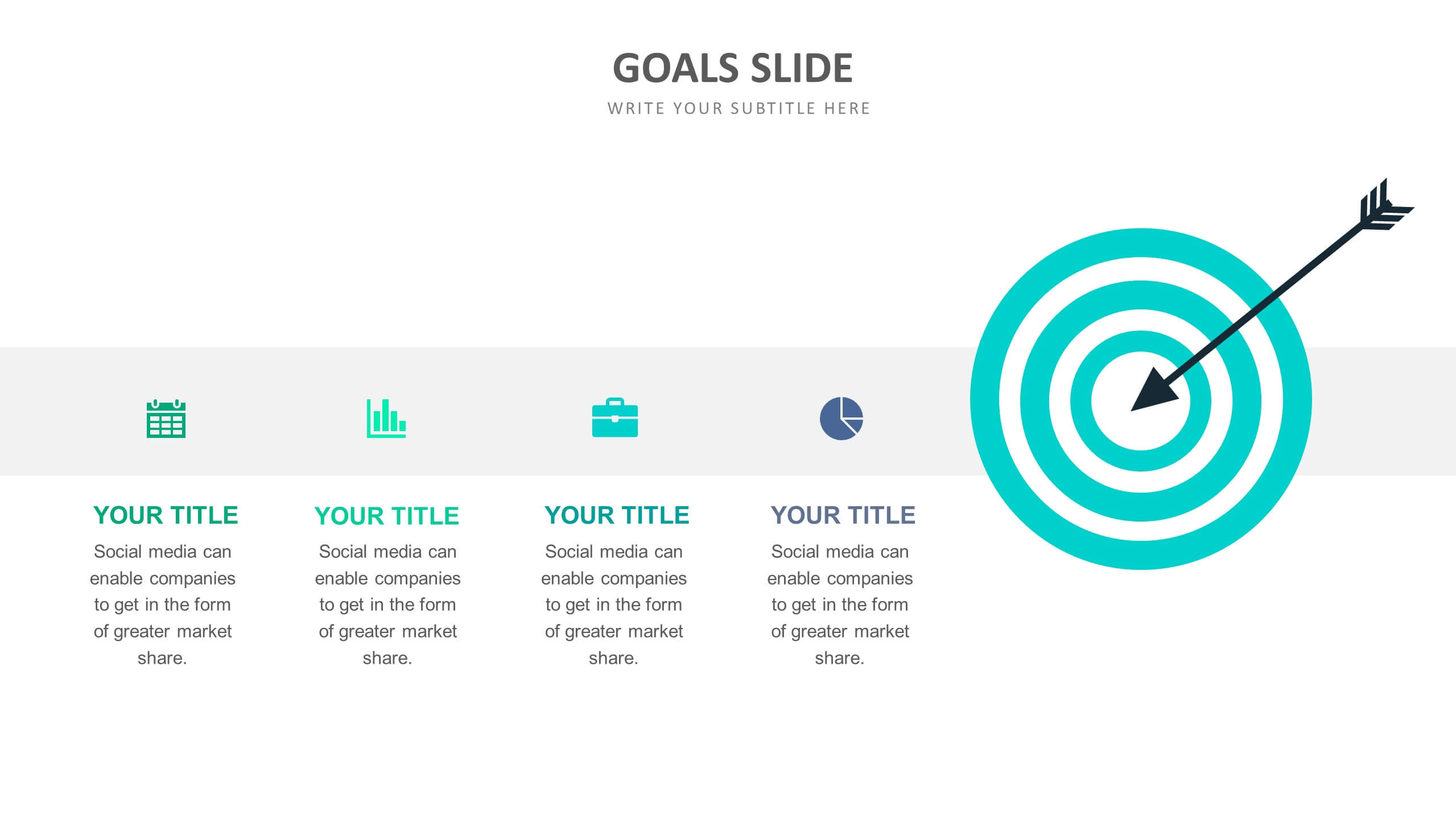 Goal Slide Templates | Biz Infograph Goal Slide Templates | Biz Infograph