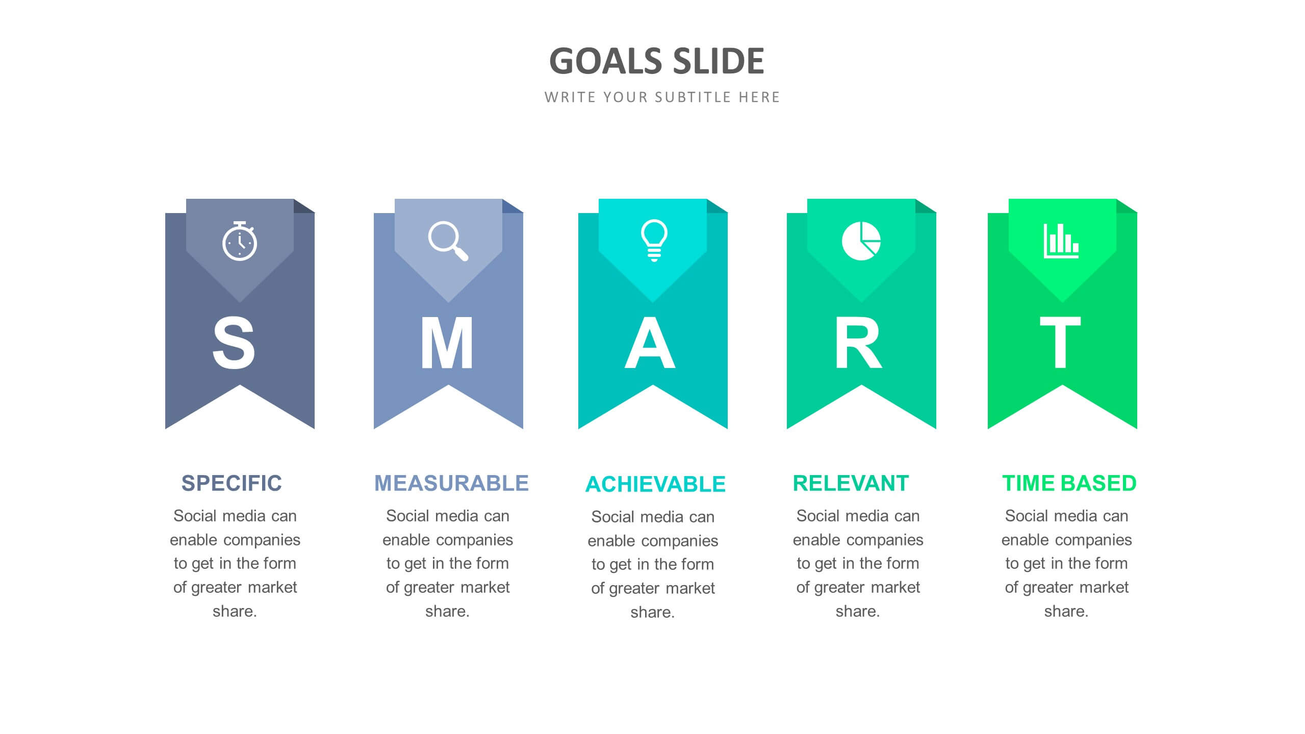 Goal Slide Templates | Biz Infograph