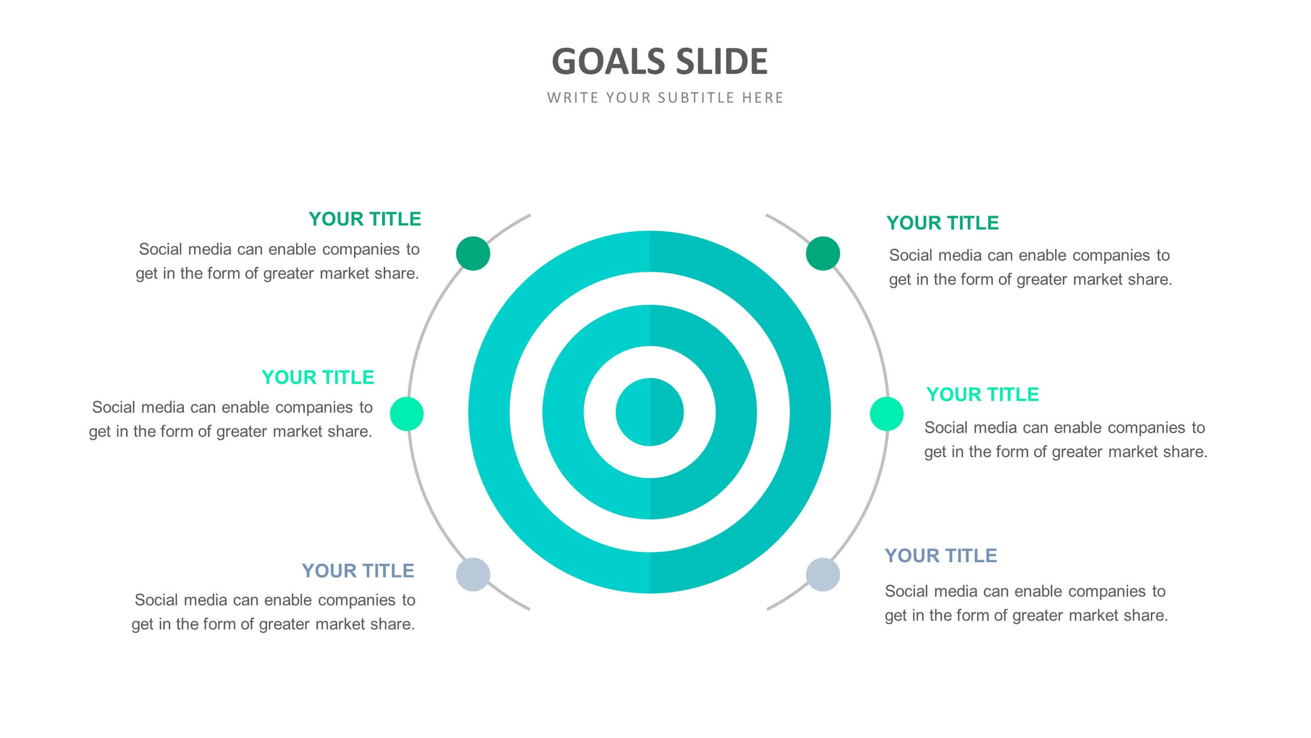 Goal Slide Templates | Biz Infograph