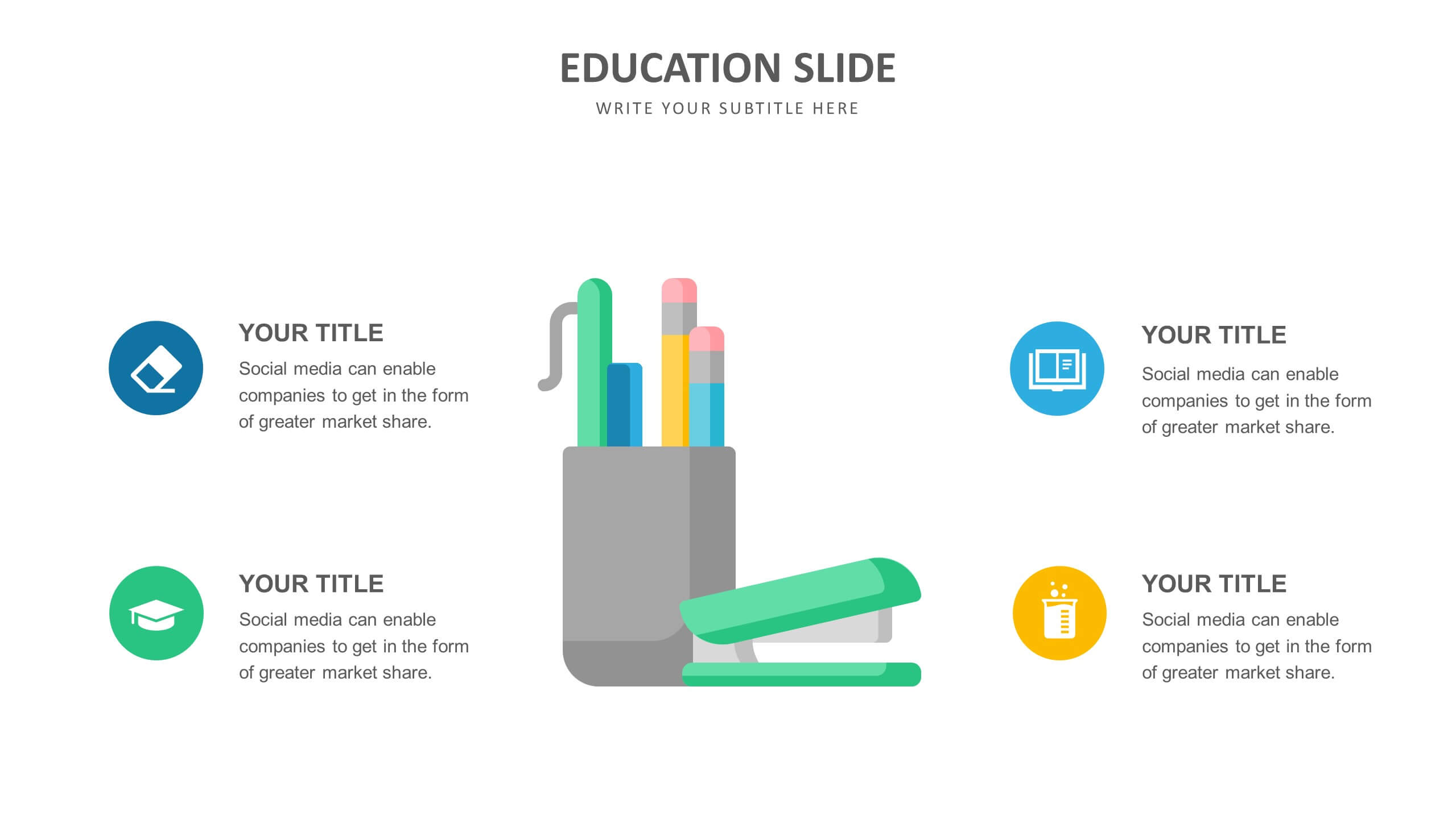 Education Slide templates | Biz Infograph