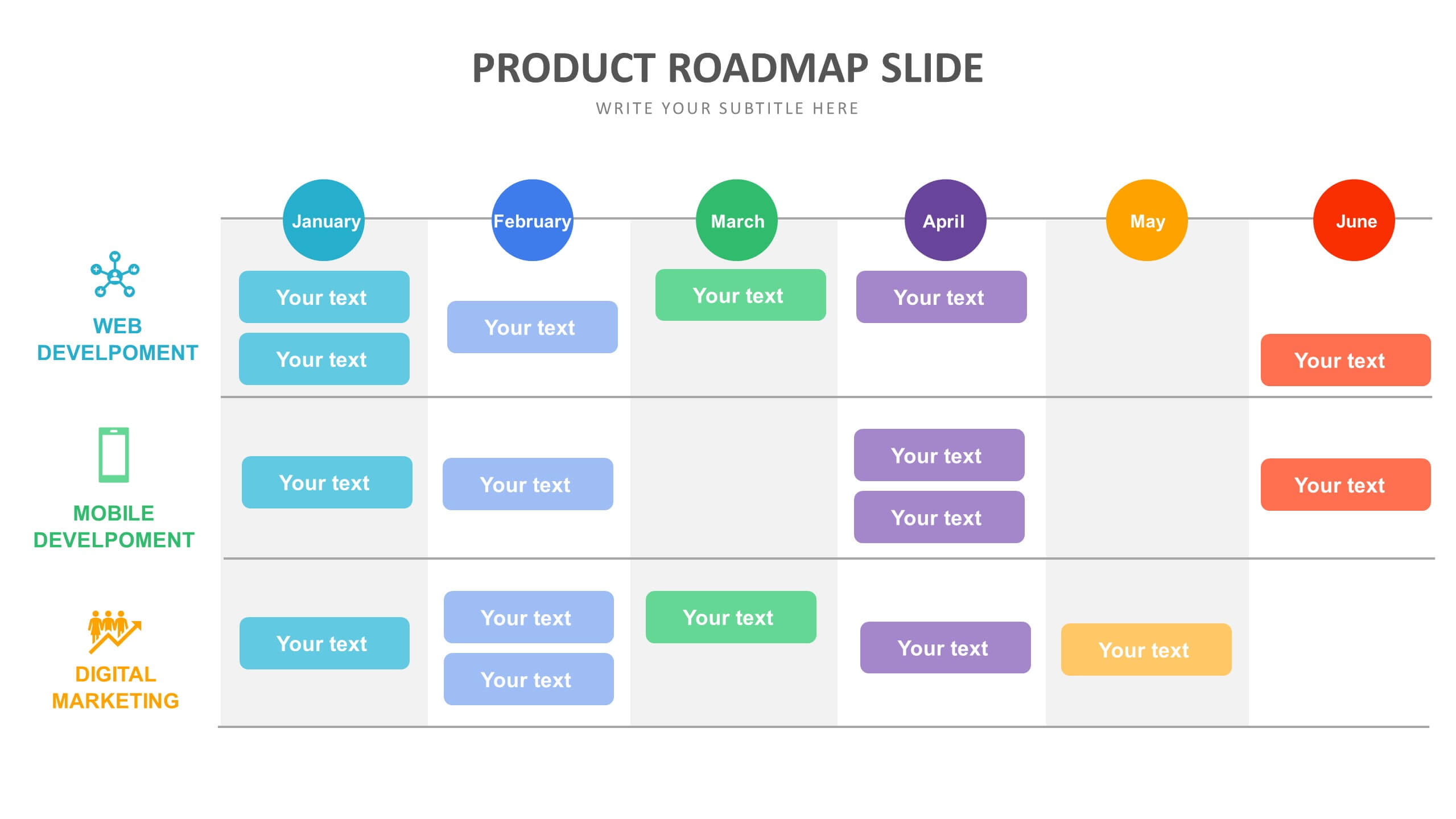 Product Roadmap Slide Templates Biz Infograph