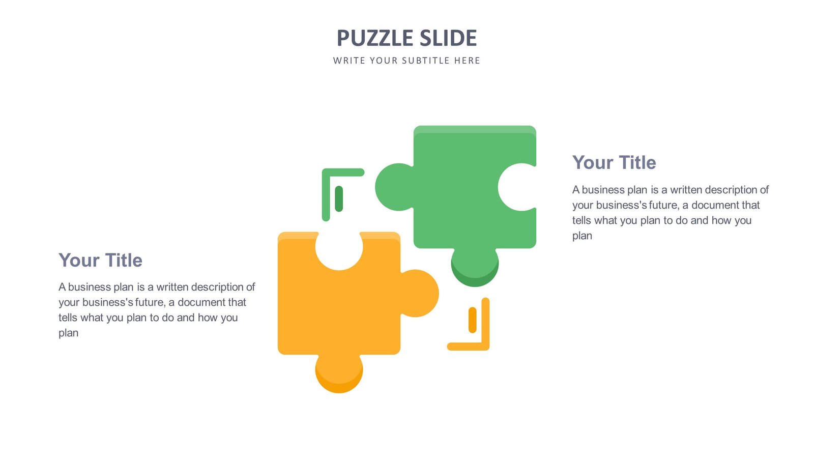 Slide Templates: Puzzle Slides