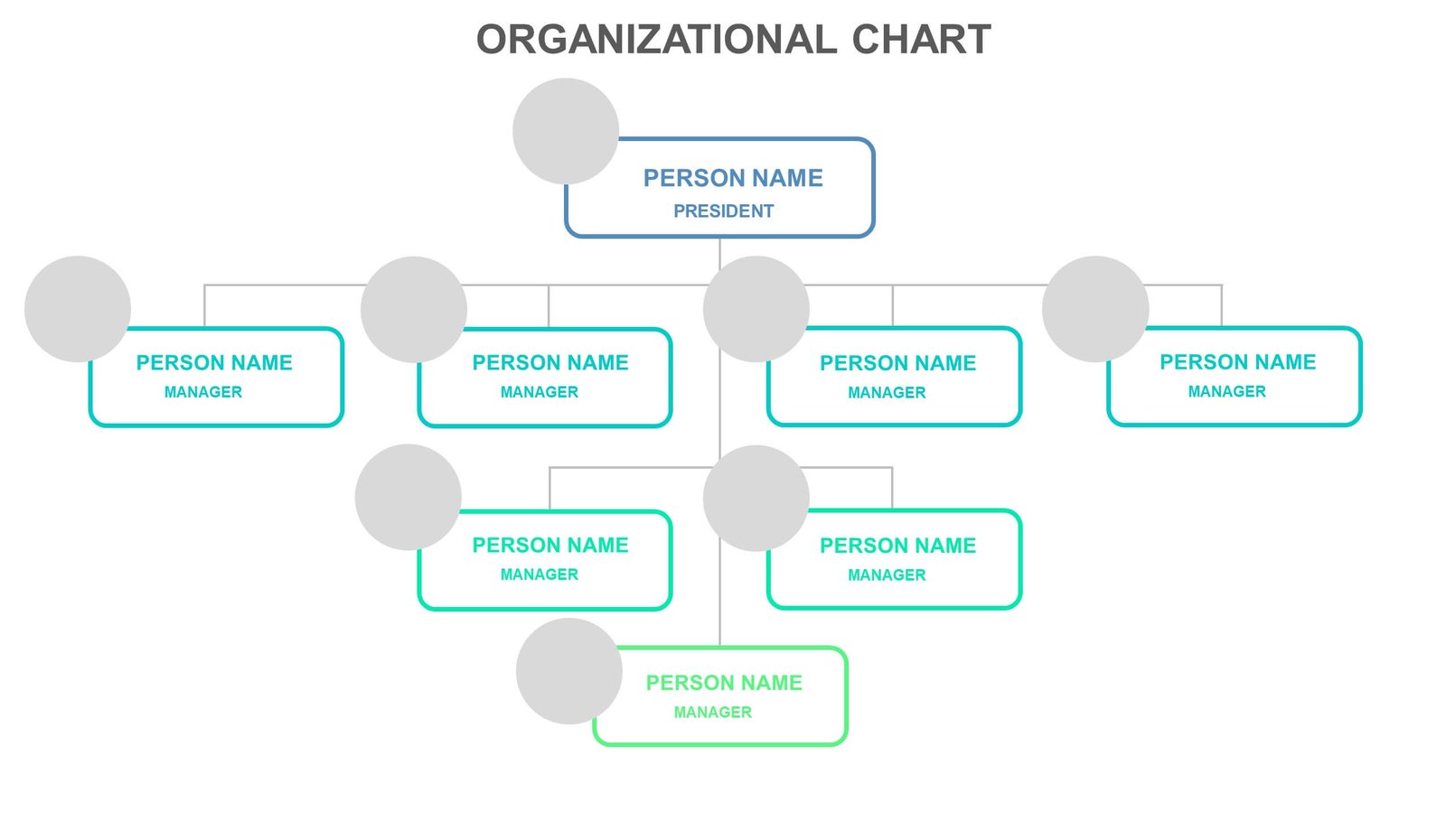 Organizational Chart Slide Templates | Biz Infograph