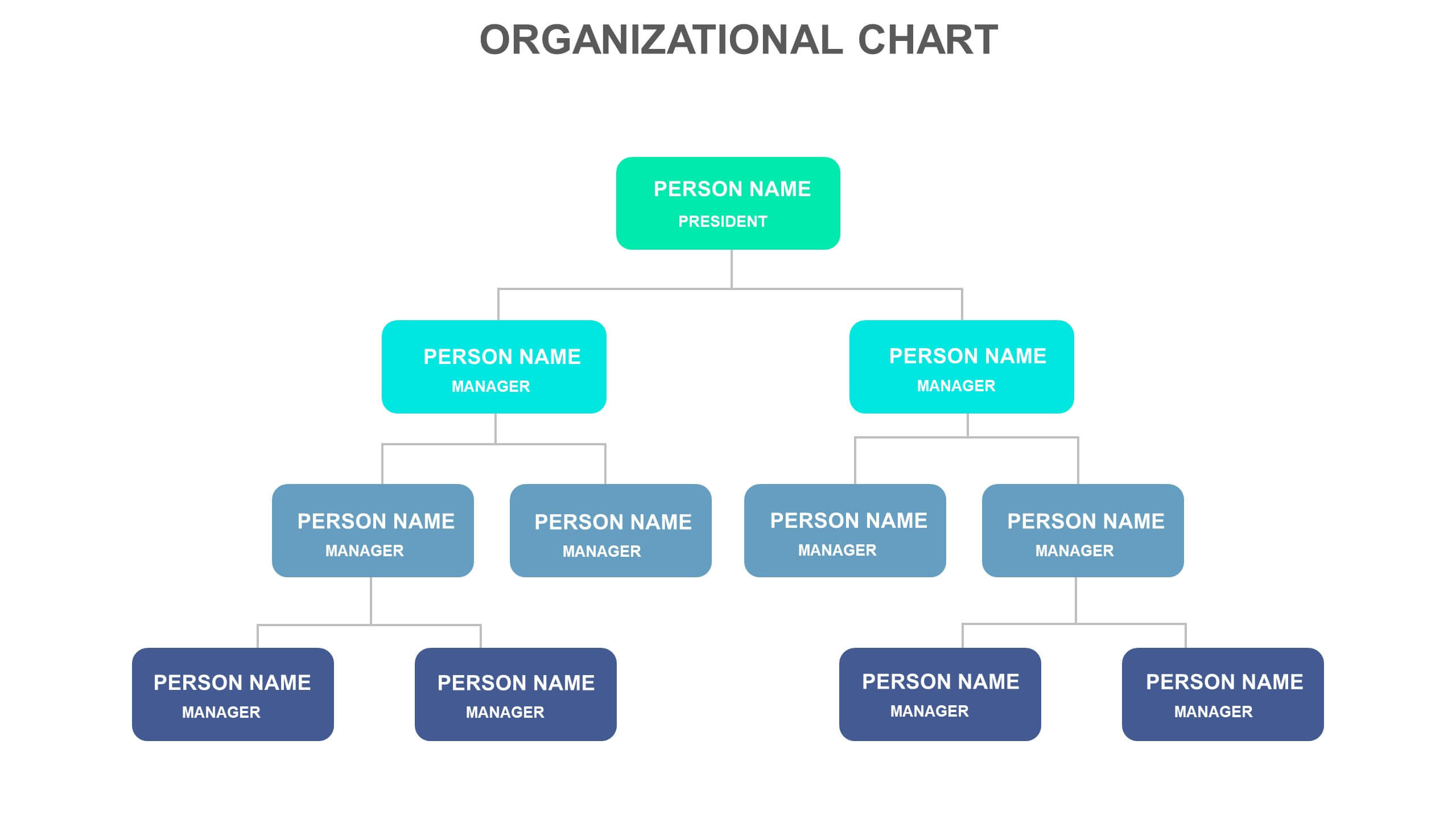 Organizational Chart Slide Templates | Biz Infograph