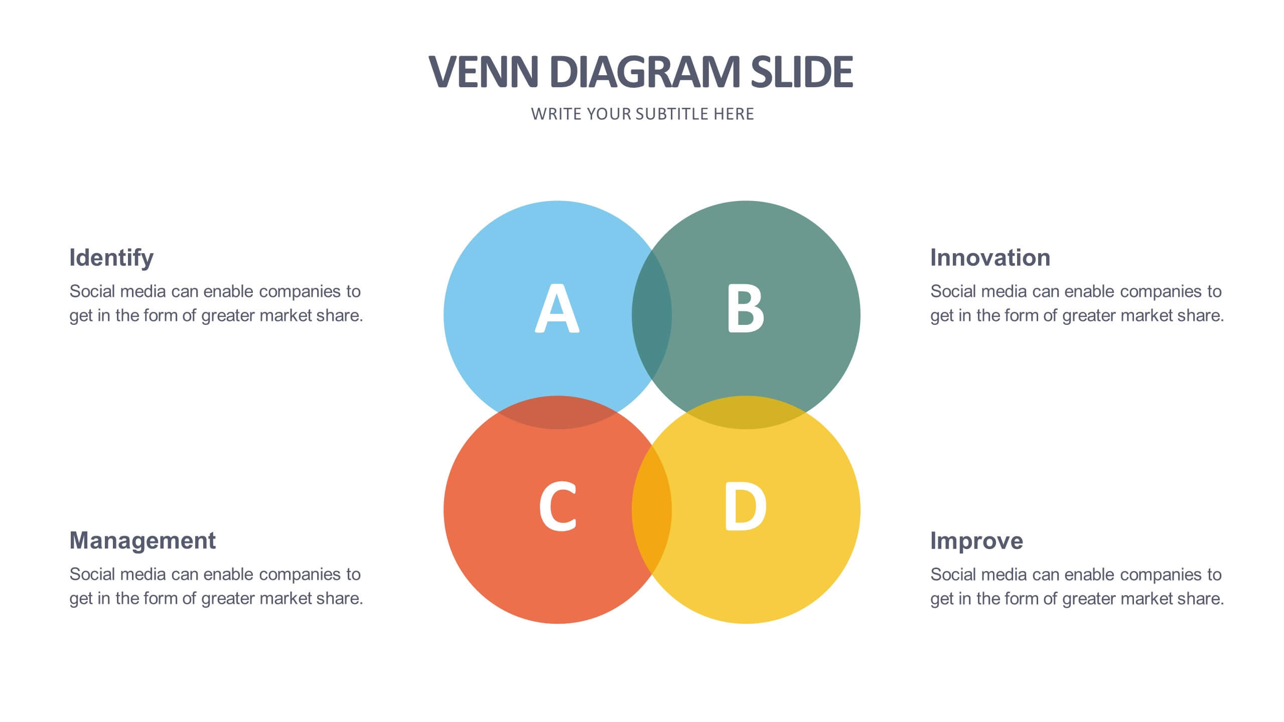 Venn Diagram slide | Biz Infograph