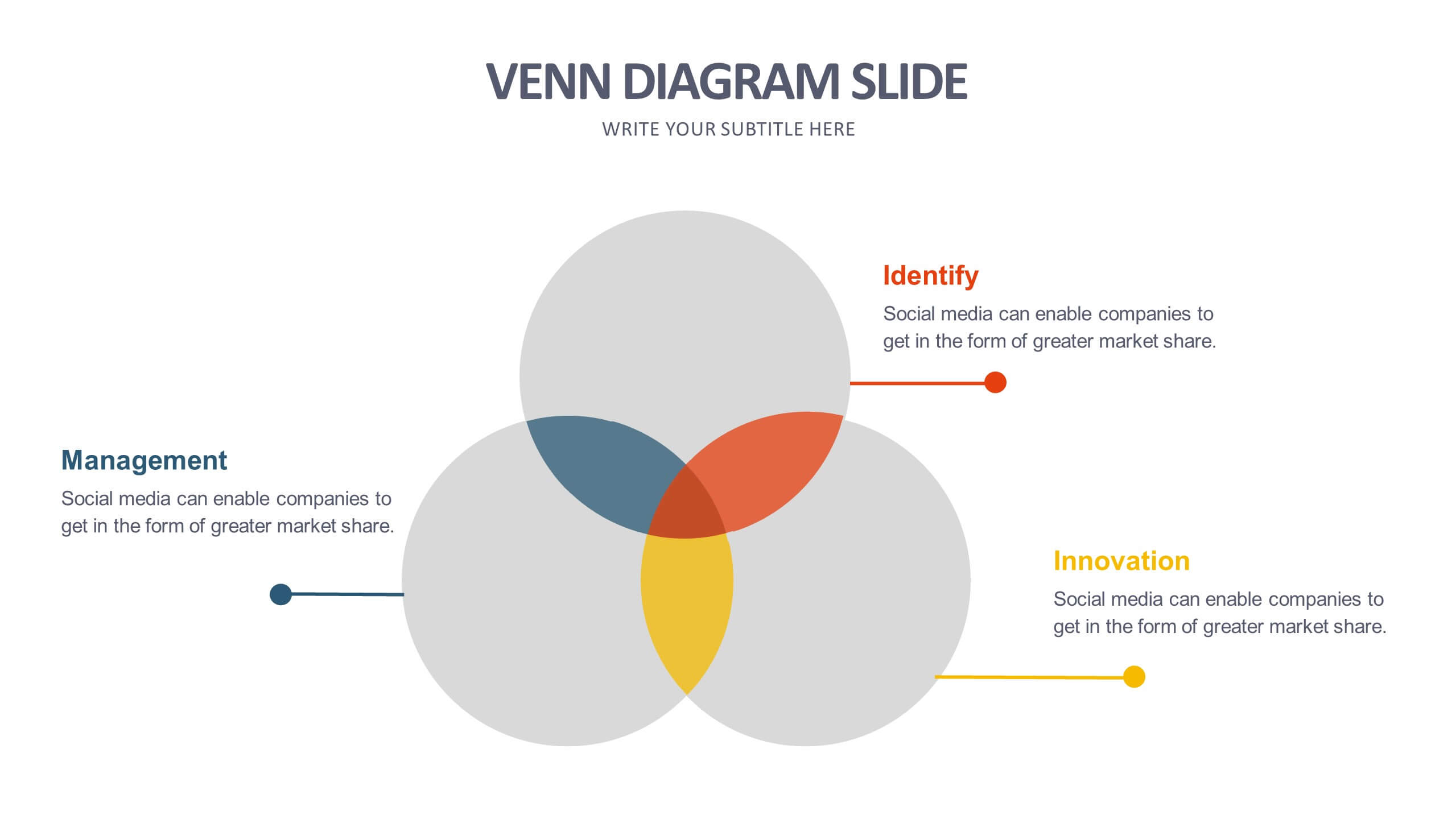 Venn Diagram slide | Biz Infograph