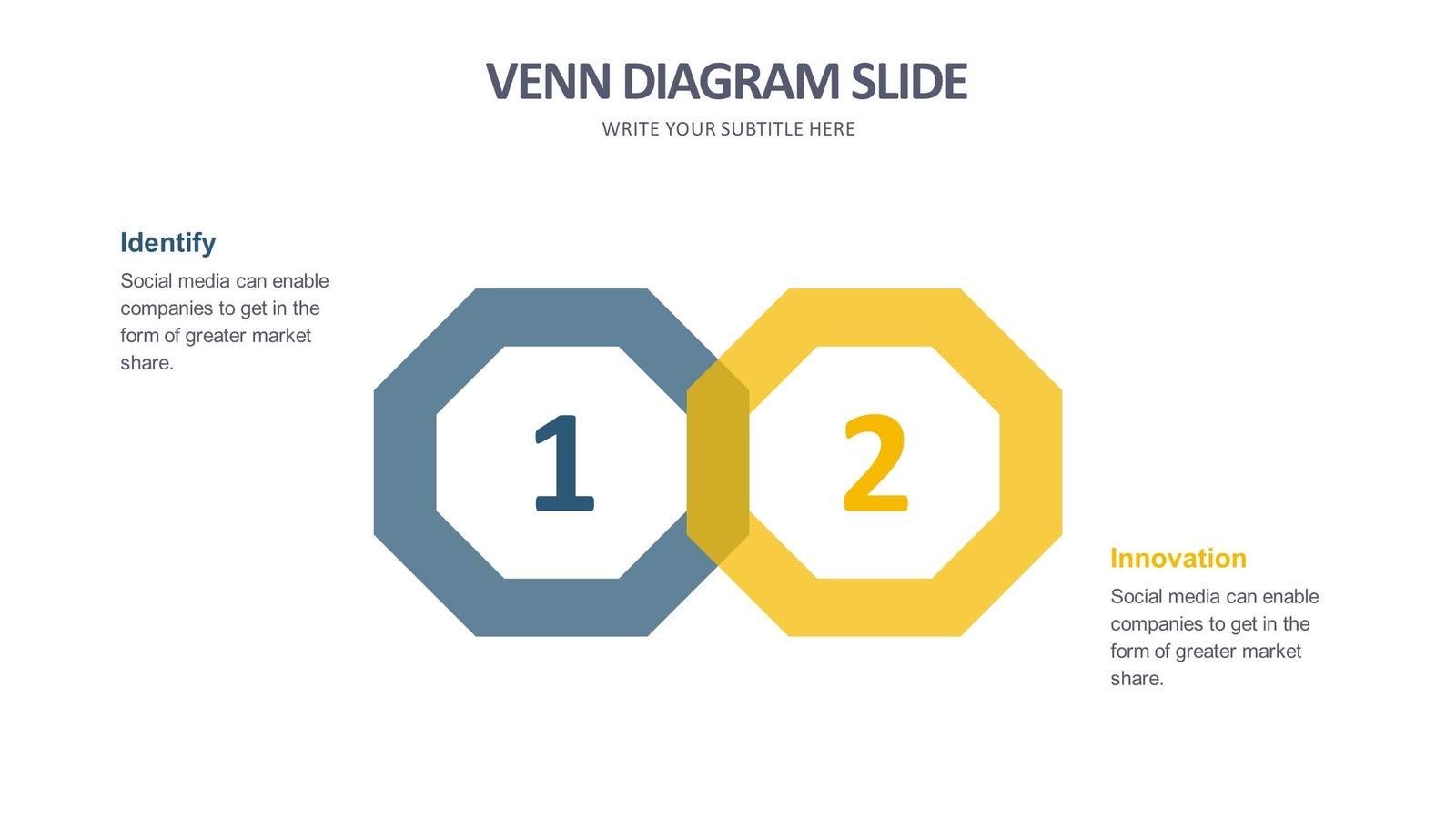 Venn Diagram slide | Biz Infograph
