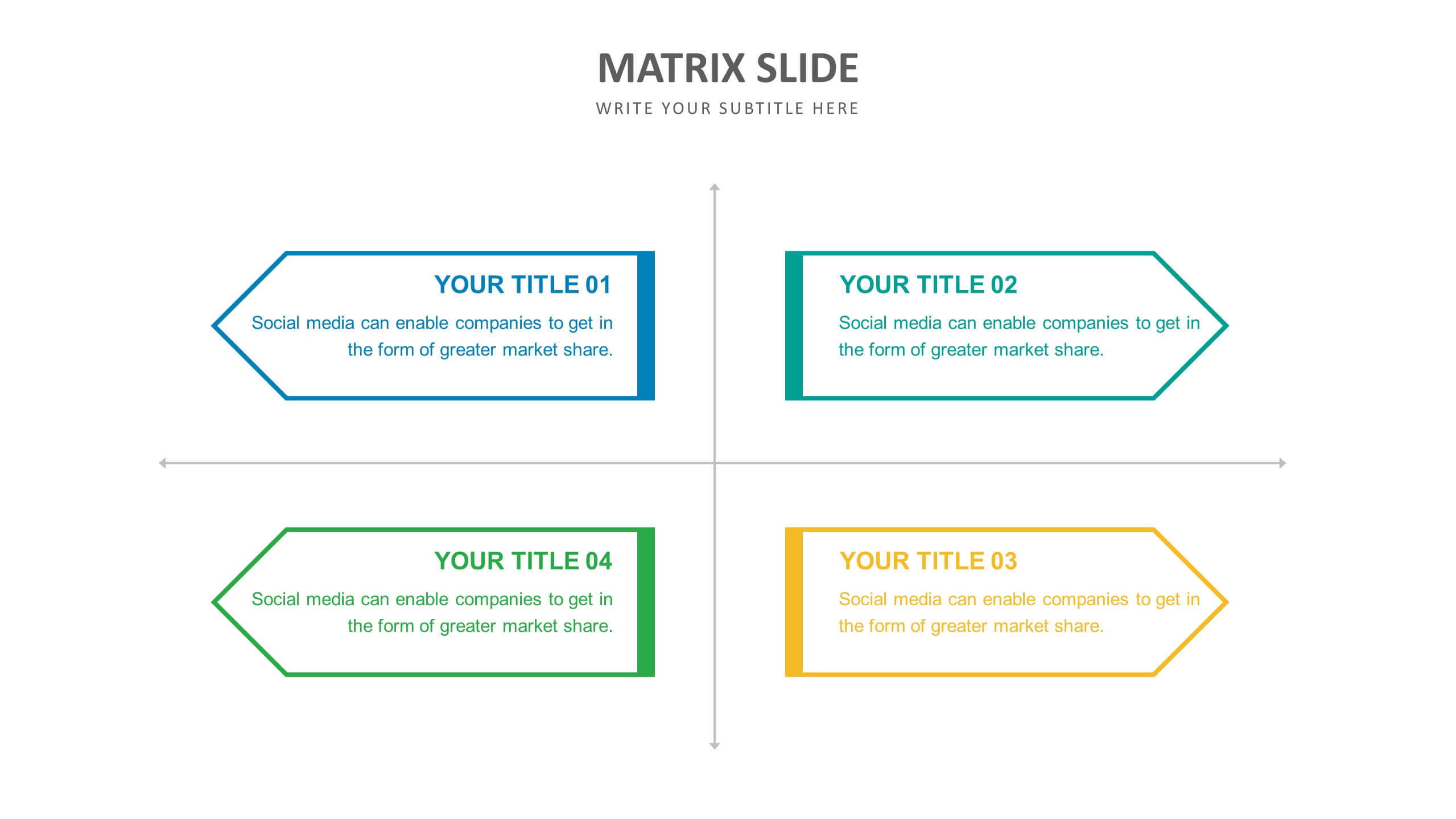 Matrix Slide Templates | Biz Infograph