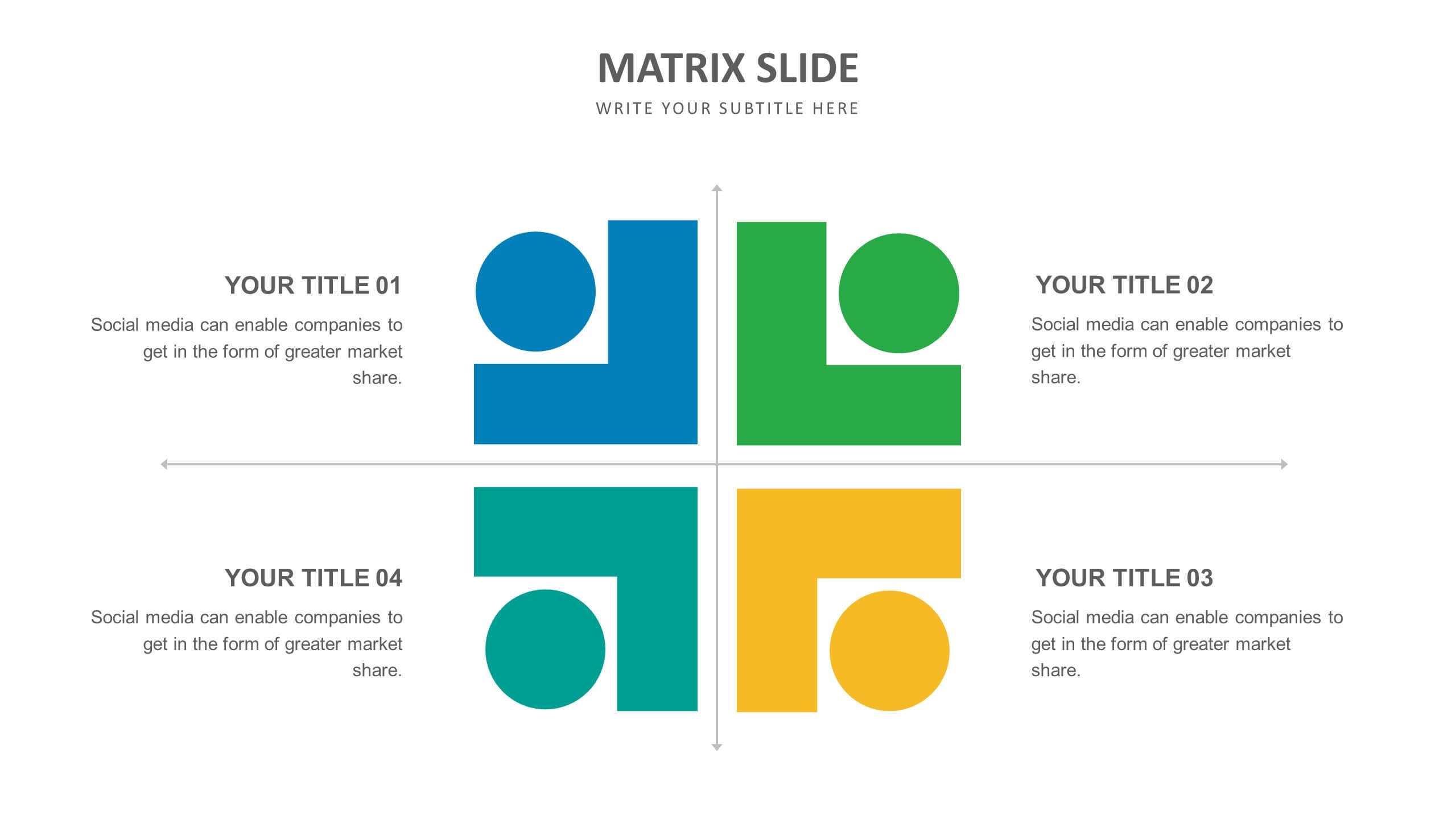 Matrix Slide Templates | Biz Infograph