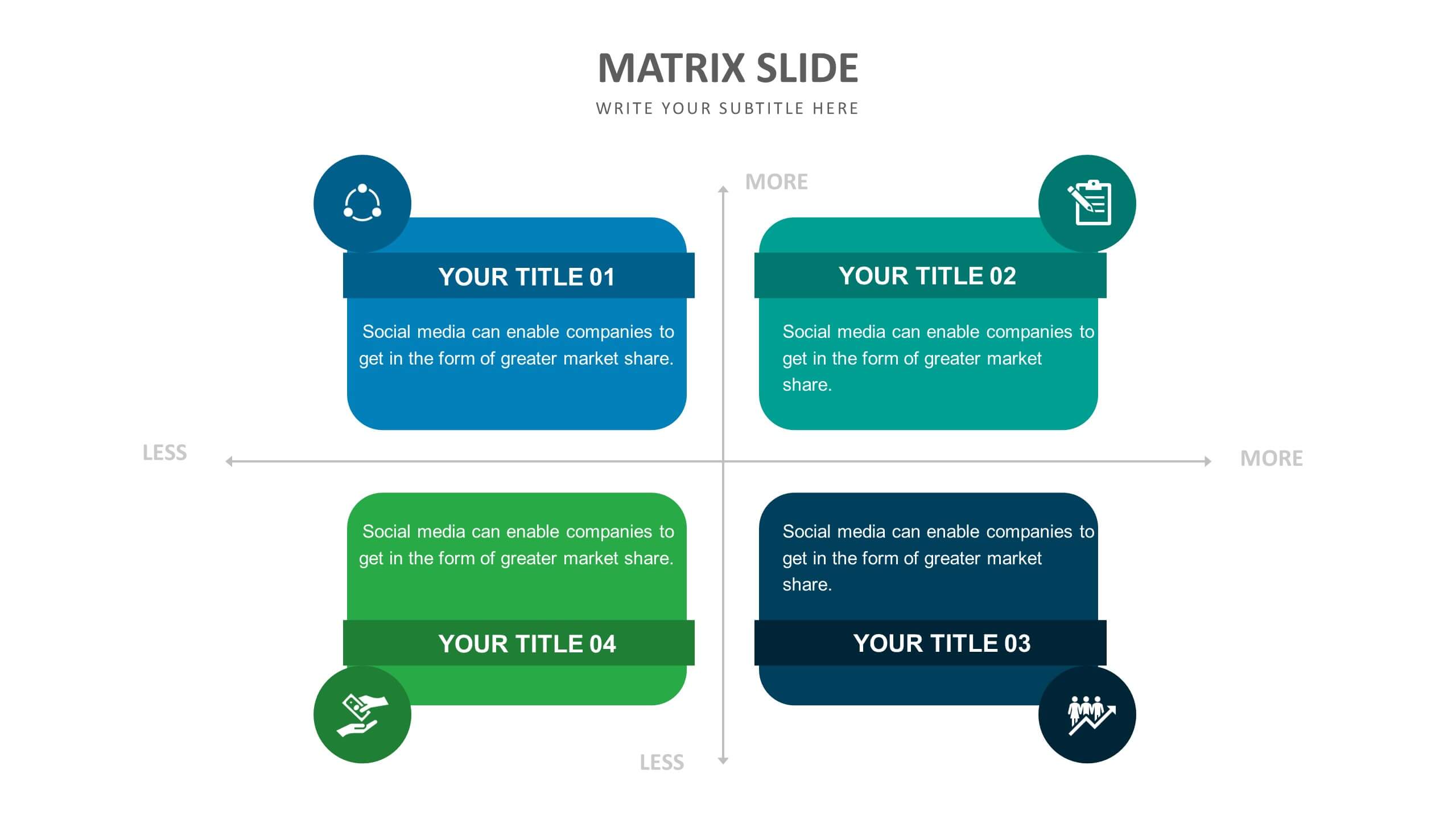 Matrix Slide Templates | Biz Infograph