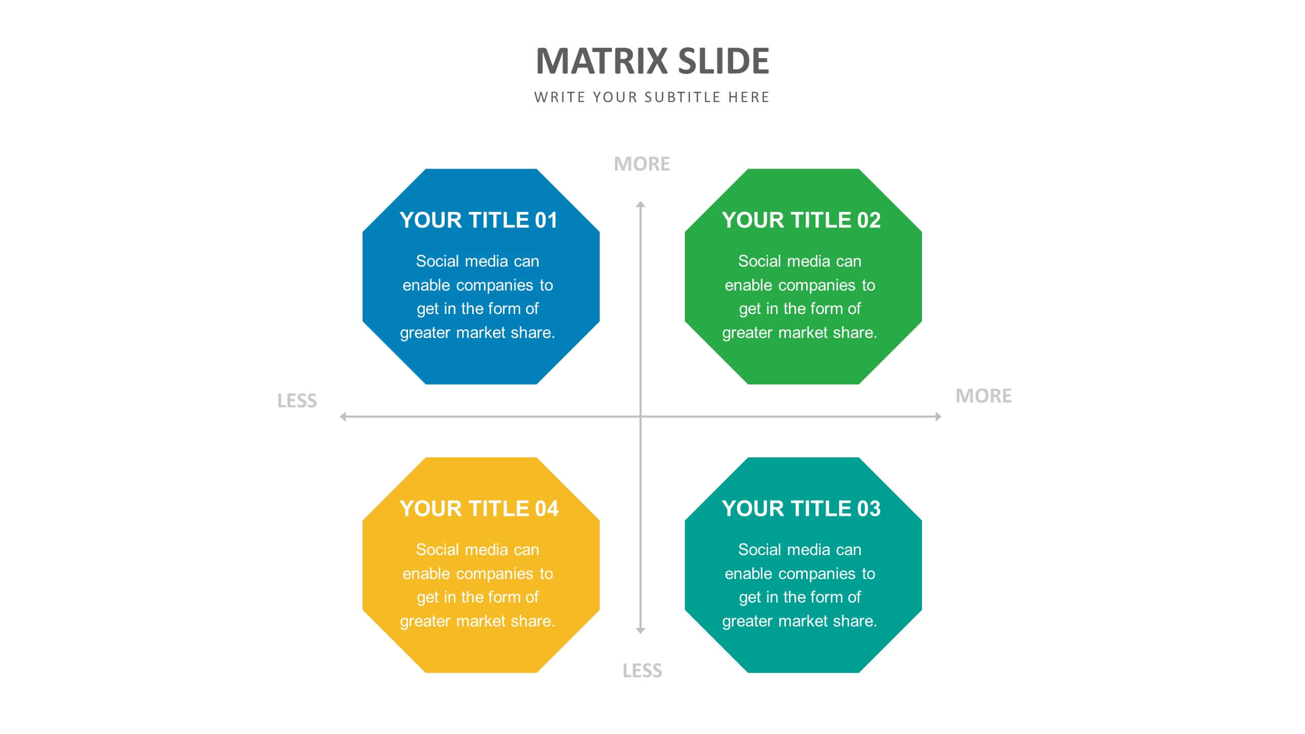 Matrix Slide Templates | Biz Infograph