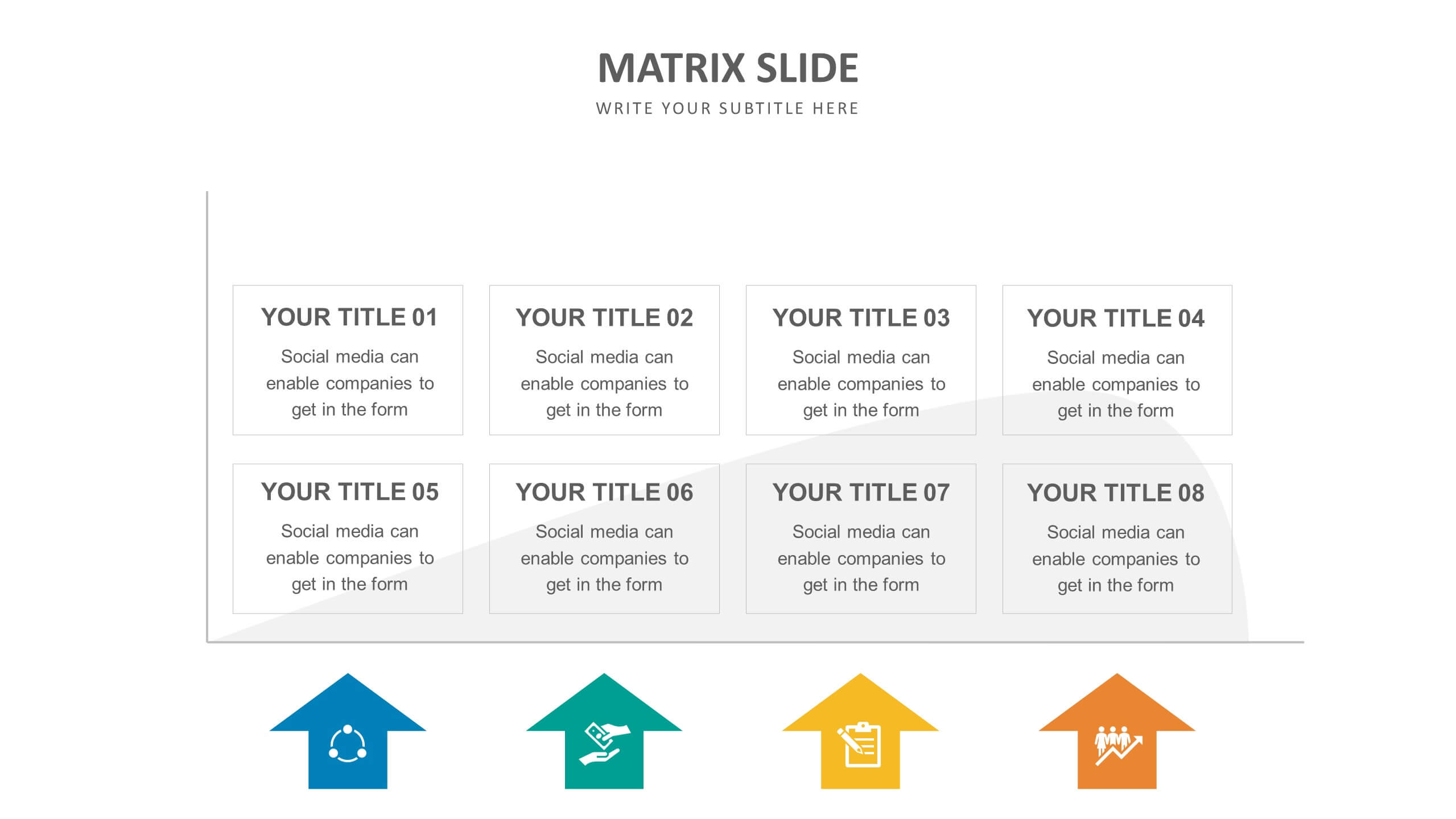 Matrix Slide Templates | Biz Infograph