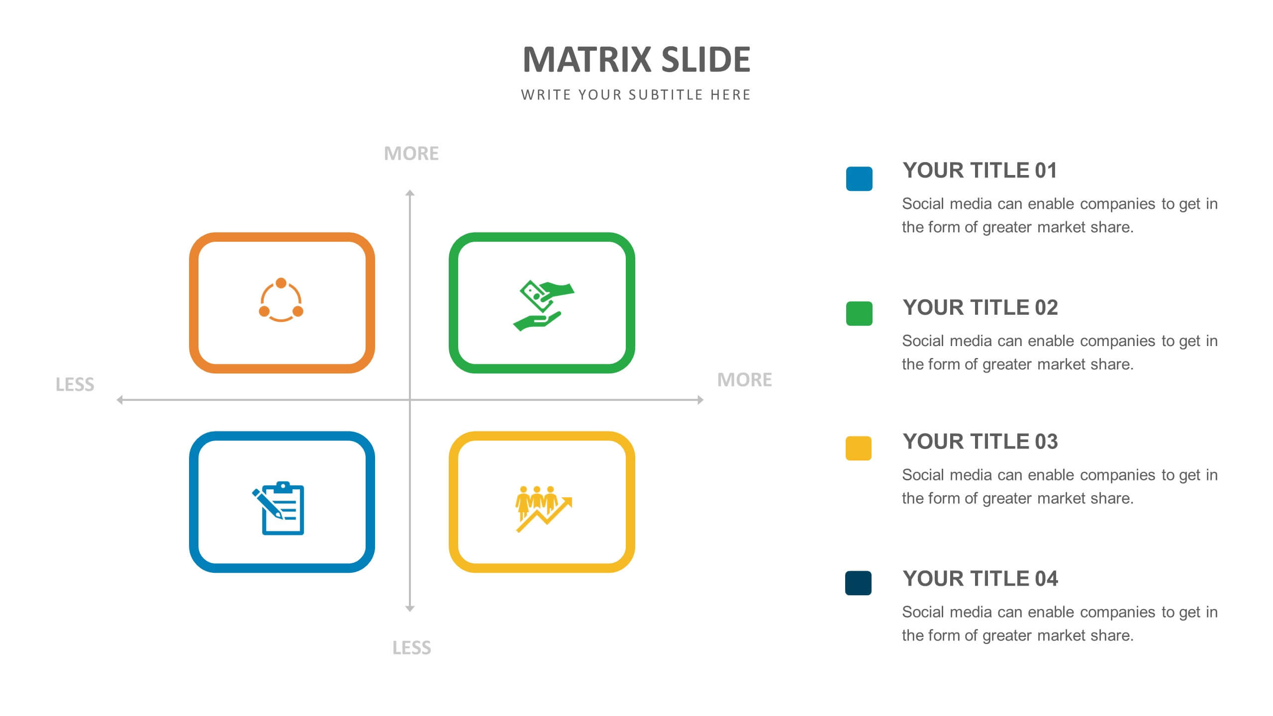 Matrix Slide Templates | Biz Infograph