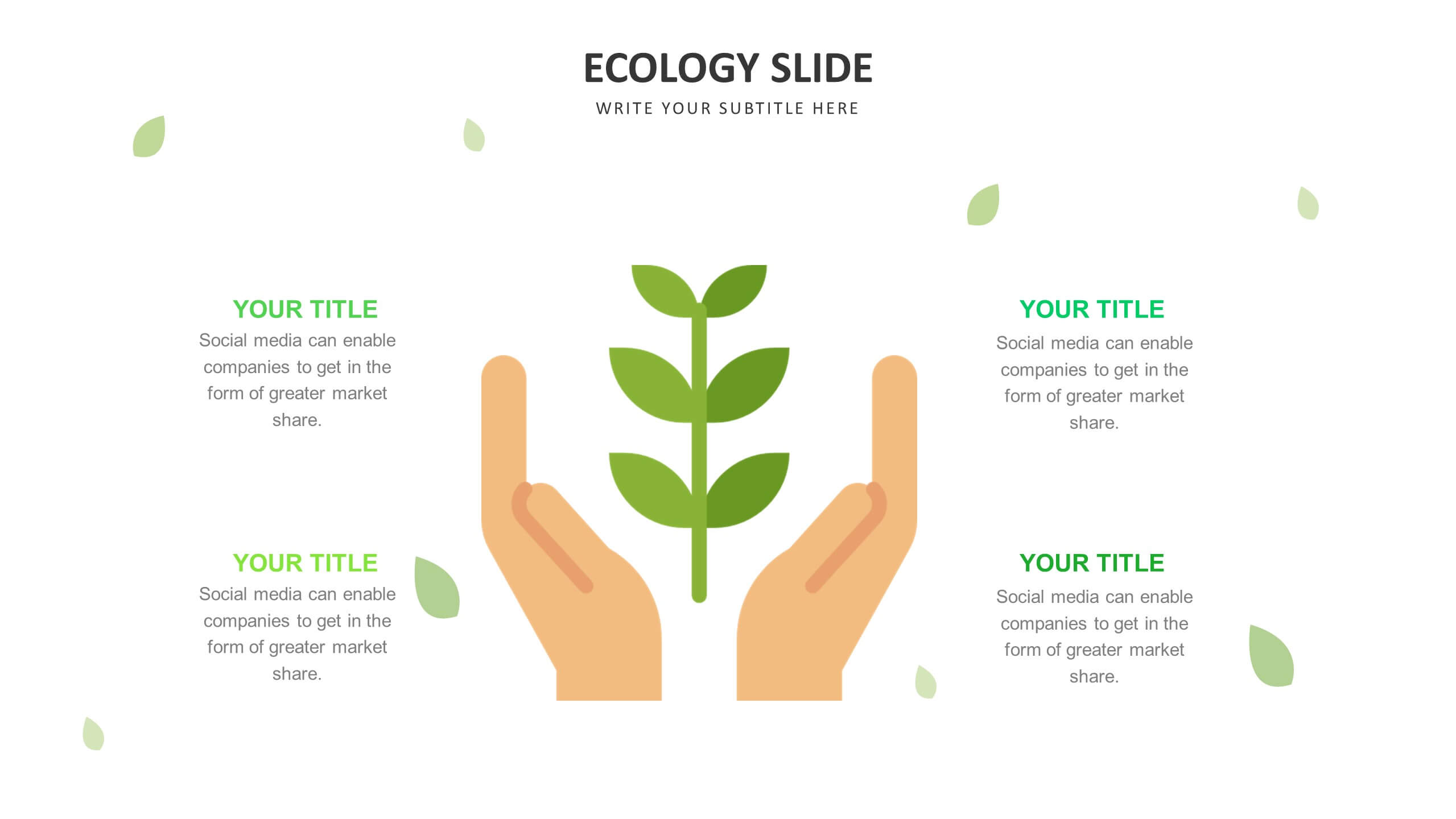 Ecology slide templates | Biz Infograph