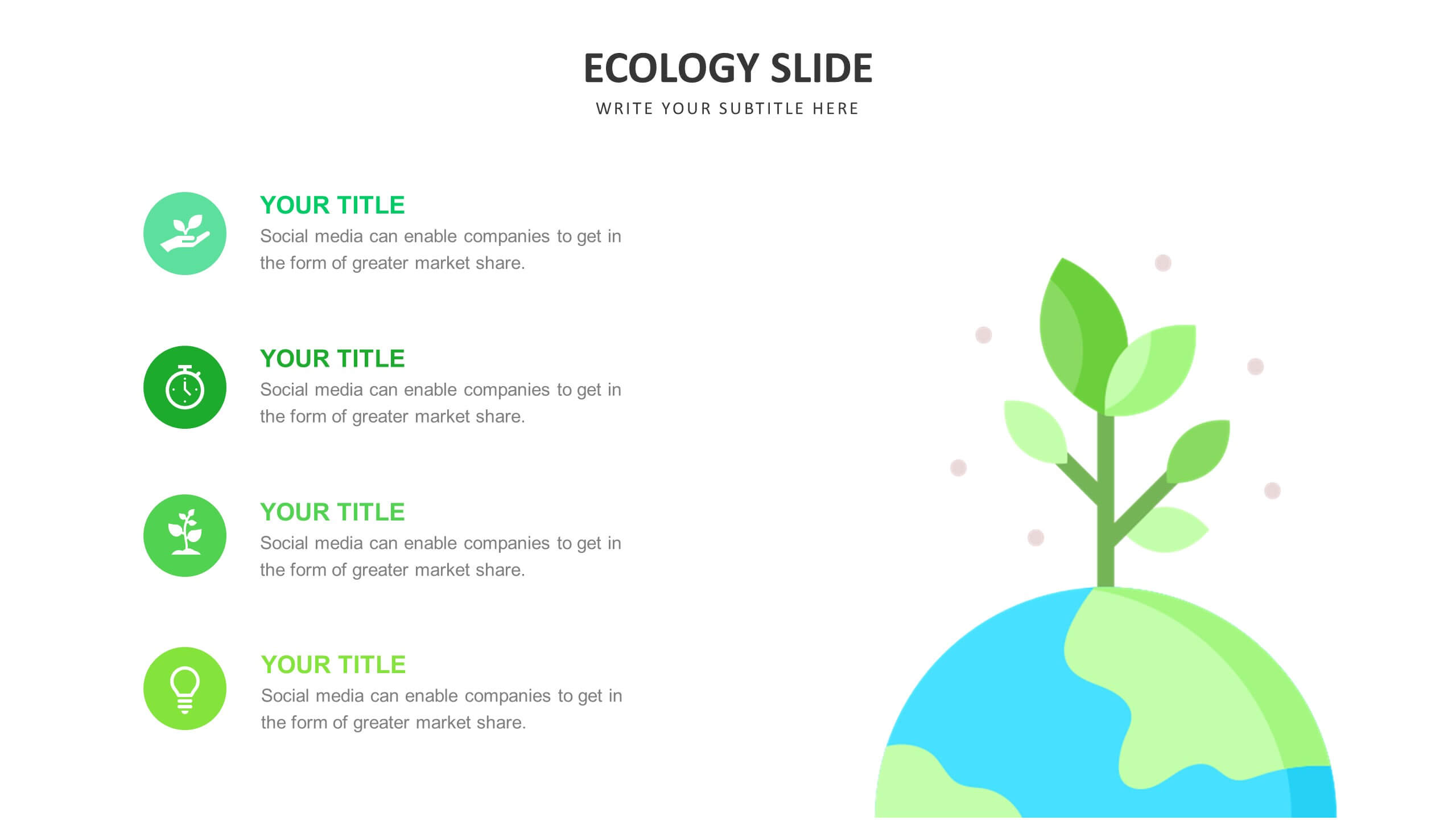 Ecology slide templates | Biz Infograph
