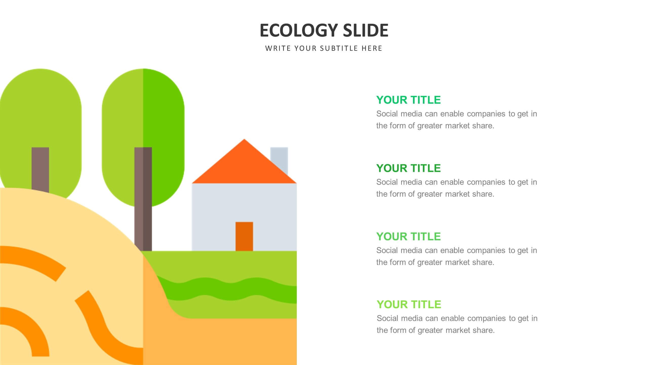 Ecology slide templates | Biz Infograph