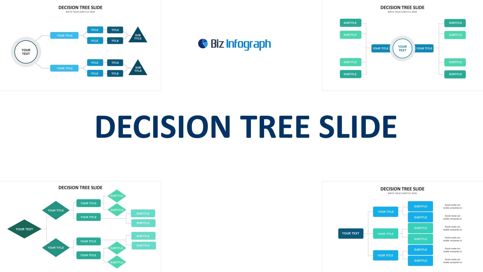 Decision Tree Slide Templates Biz Infograph