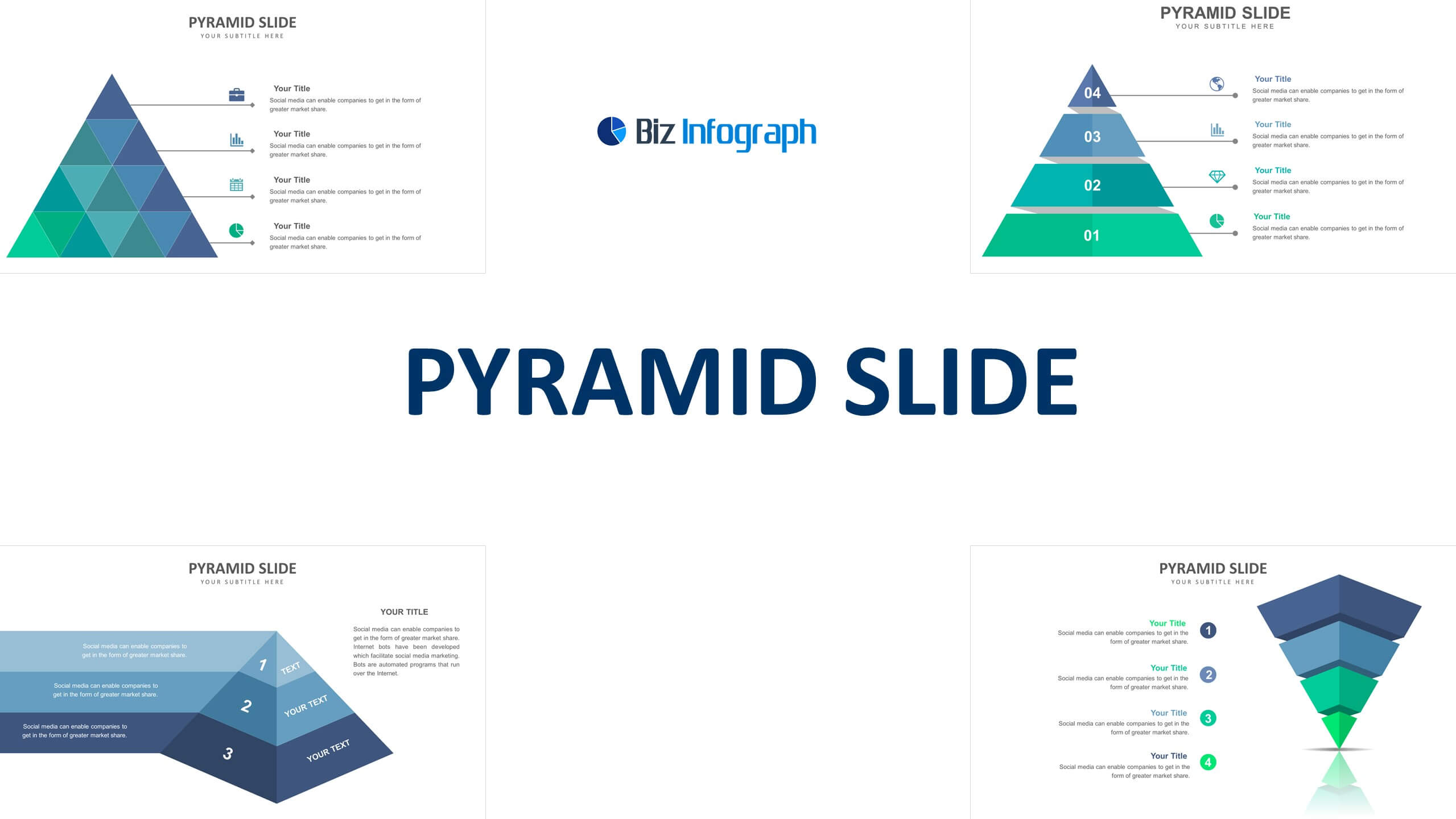 Pyramid Slide Templates | Biz Infograph