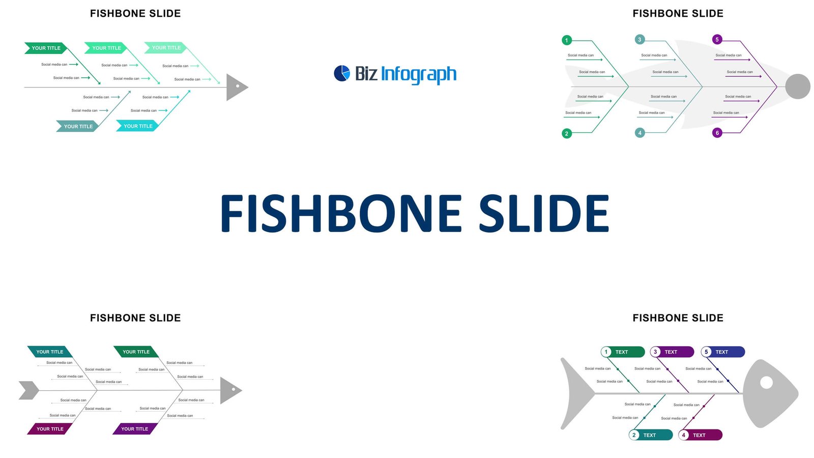 Fishbone Slide Templates | Biz Infograph