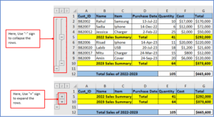 How to Collapse Rows in Excel - Easy Tips
