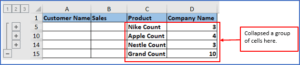 How to Collapse Rows in Excel - Easy Tips