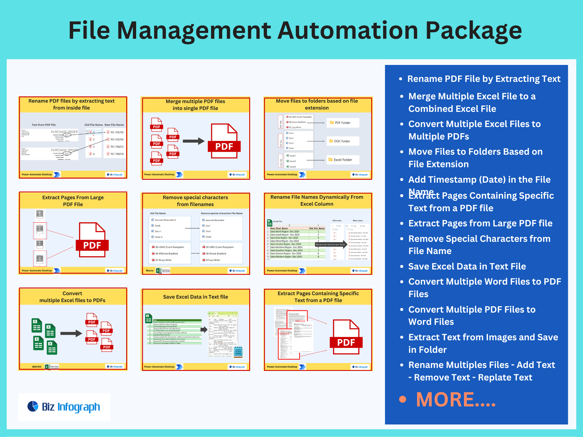 File Management Automation Package template - Bizinfograph Blog