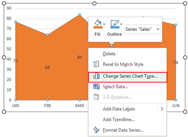 How To Create Area Chart In Excel 