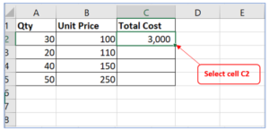 How to copy formula in Excel? How to copy formula down in excel column?