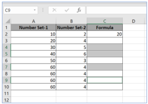 How to copy formula in Excel? How to copy formula down in excel column?
