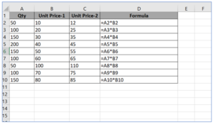 How to copy formula in Excel? How to copy formula down in excel column?