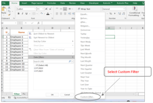 How to Filter in Excel – with shortcut methods?