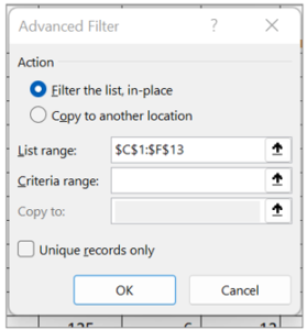 How to Filter in Excel – with shortcut methods?