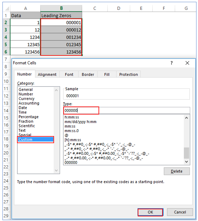 How To Add Leading Zeros In Excel 
