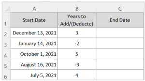 How to add months to a date in Excel?