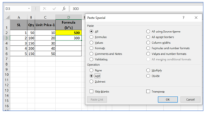How to Paste Special Shortcuts in Excel - Resource