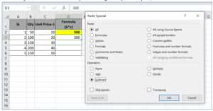 How to Paste Special Shortcuts in Excel - Resource
